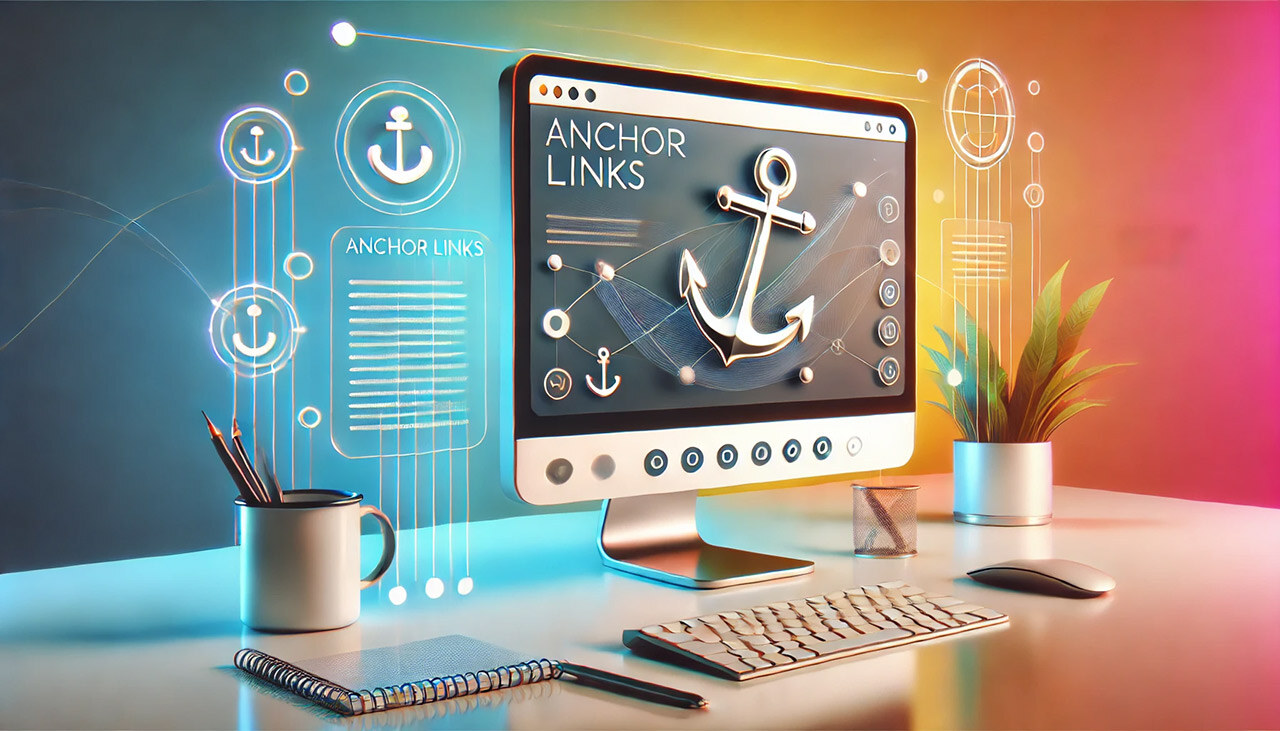 How do I create an anchor link?